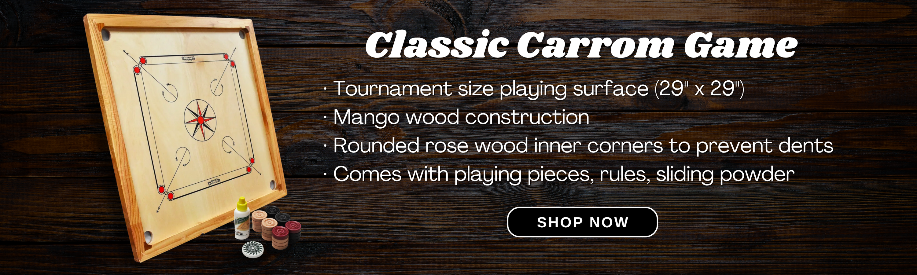 Carrom Canada - Tournament Boards, Accessories, and more!